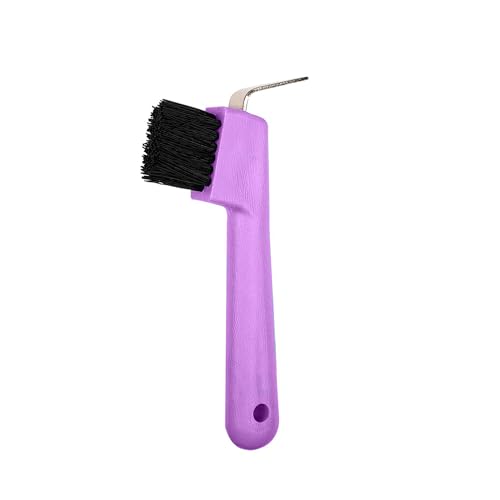HIXNUG Horse Hoof Pick Brushes Horse Brush with Rubber Handle Grooming ...