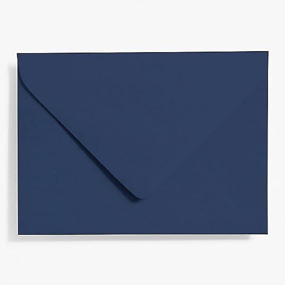 Accuprints Navy Blue Envelopes Pack of 25 (5 x 7) inches | Unique ...