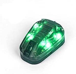 SBGJMY Tactical Helmet Signal Lights Green and IR Strobe Light Military ...