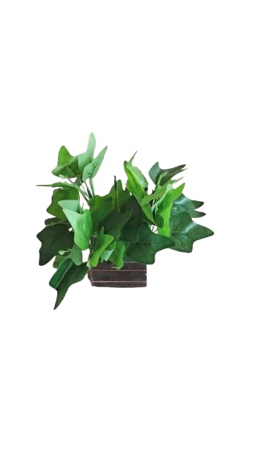Buy Big Artificial Flower Pot- Green Pata-White Pot Artificial Plant ...