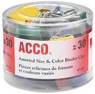 Amazon.com: ACCO Binder Clip Assortment : Office Products