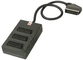 SCART Splitter - 3 Way, Non-Switched, RGB Support: Amazon.co.uk ...