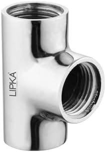 NEW WARE 1/2-Inch Brass Chrome Plated CP TEE with Internal Thread 3-Way ...