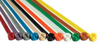 Thomas & Betts TY25M-5 Cable Tie, Nylon, 50 lb, 7", Green (Pack of 1000 ...