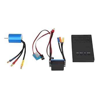 Amazon.com: 2435 Brushless Motor Set, 25A Brushless ESC Programming ...