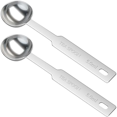 Amazon.com: 1 Teaspoon (1/3 Tablespoon | 5 mL) Long Handle Scoop for ...