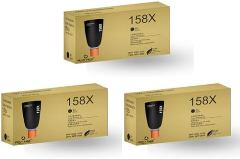 Print Page 158X Toner Cartridge (Print 5000 Pages) for HP 158X for HP ...