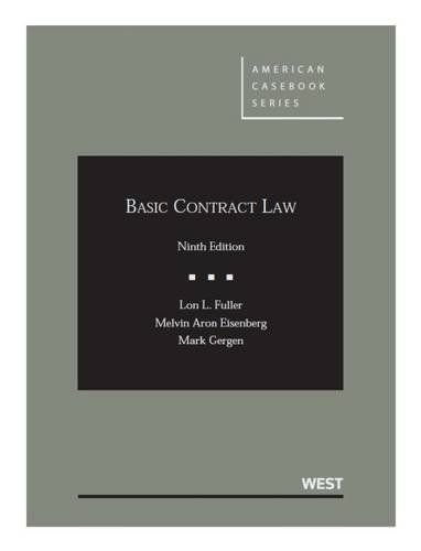 Amazon.com: Basic Contract Law - Casebook Plus (American Casebook ...