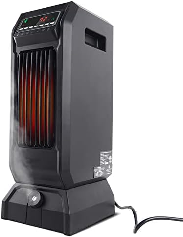 Amazon.com: LIFE SMART 2-in-1 Oscillating Infrared Quartz Space Heater ...
