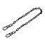 sourcing map Purse Chain Strap, 24"x0.24" Flat Chain Strap Handbag ...