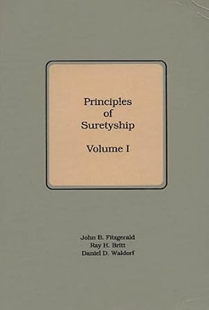 Principles of Suretyship : Volume 1: unknown author: Amazon.com: Books