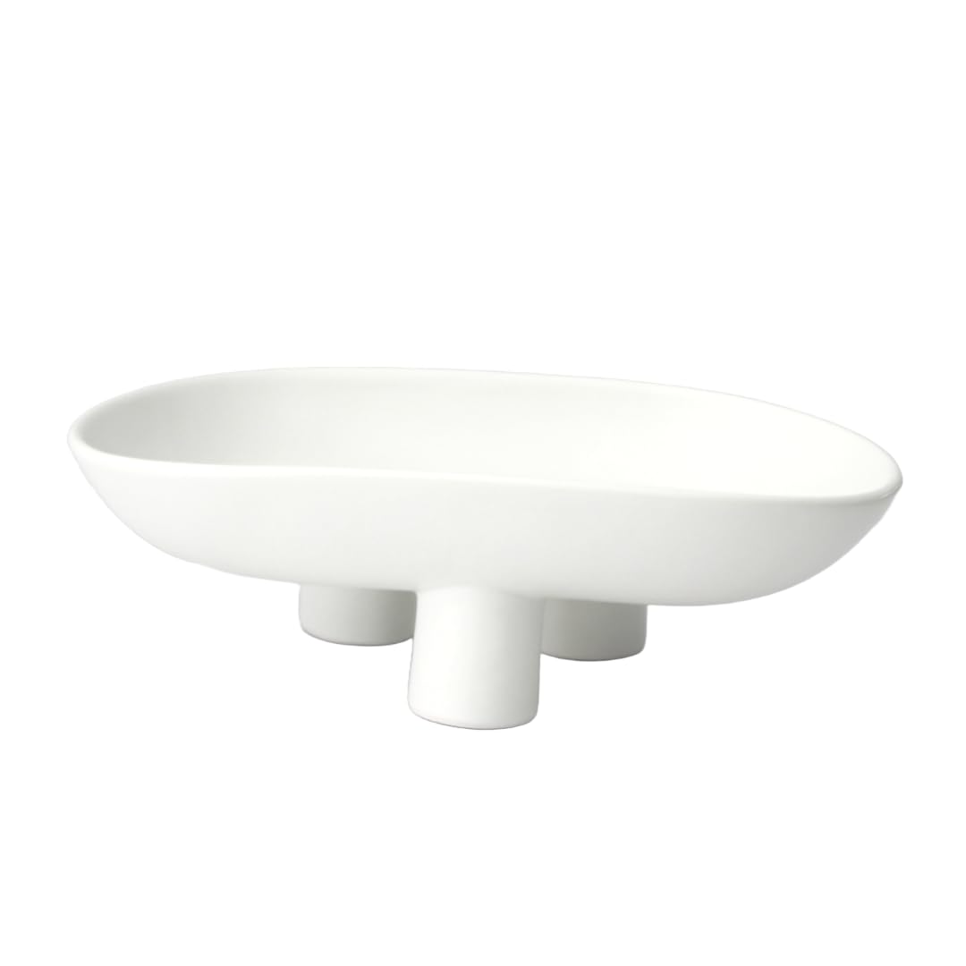 AVAKIAN & CO. Decorative Ceramic Fruit Bowl Three-Legs Handcrafted ...