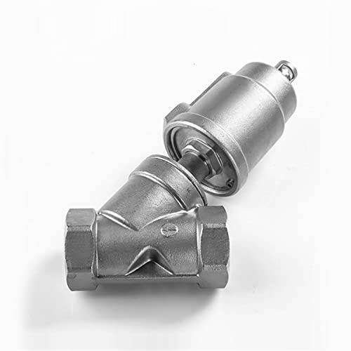 1 Inch Stainless Steel Pneumatic Seat Valve 16bar For Steam Gas Oil ...