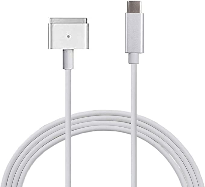 Magnetic T-Tip PD USB C to Magnetic 2 Charger Cable Compatible with Mac-Book Air/Pro, Type-C PD ...