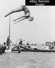 Amazon.com: 1922 Aileen Riggin, Olympic diving champ, at aquatic ...