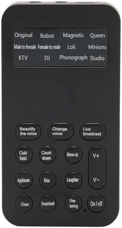 Amazon.com: Handheld Voice Changer, Portable Voice Disguiser with 7 ...