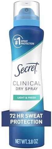 Amazon.com : Secret Dry Spray Antiperspirant Deodorant for Women, 48hr ...