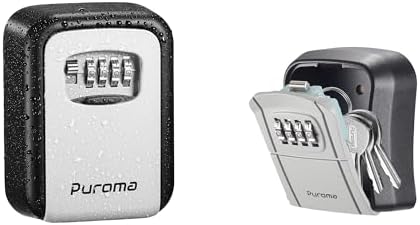 Amazon.com : Puroma 2 Pack Security Key Lock Box, 4-Digit Combination ...