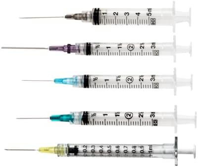 Becton Dickinson (BD) Tuberculin Syringe with Needle | 27 G | 0.5 ML ...