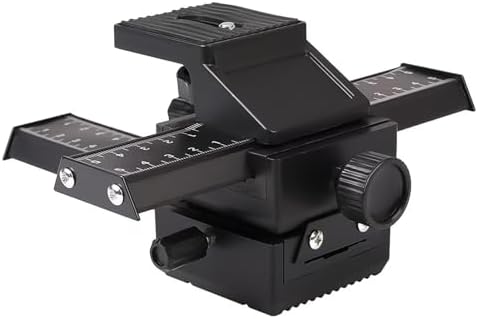 Amazon.com : 4-Way Macro Focusing Rail Slider, Aluminum Alloy Macro ...