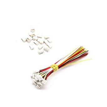 Amazon.com: Wire & Cable Connectors 10 Sets Micro JST SH 1.0mm 4-Pin Female Connector with Wire ...