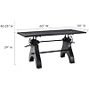 Amazon.com - Modway 60" Adjustable Counter/Bar-Height Table or Computer ...