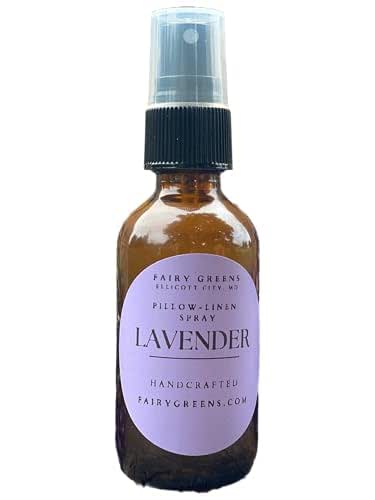 Amazon.com: Lavender Pillow Spray by Fairy Greens | Calming All-Natural ...
