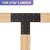 Amazon.com: XZWMY T Post Bracket 2PCS,16.8"x12" Heavy DutyT Flat ...