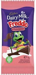 Cadbury Dairy Milk Freddo Frog Strawberry, 72 x 15 Grams : Amazon.com ...