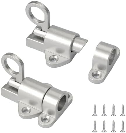 Automatic Locking Door Bolt, Automatic Spring Lock with Screws ...