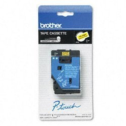 Amazon.com: 1/2" (12mm) Black on YellowTC Tape for Brother PT-15, PT15 ...
