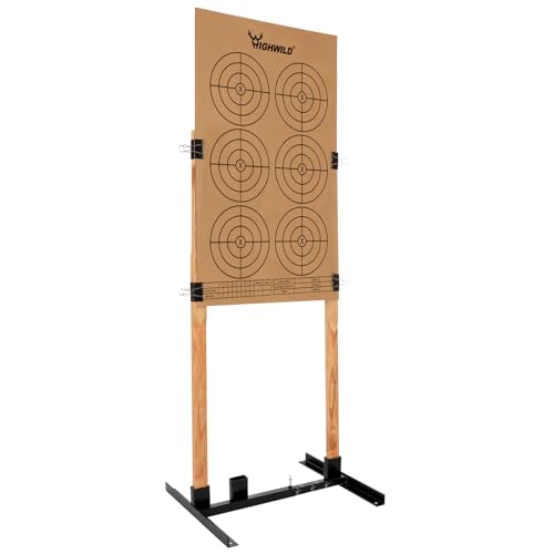 Highwild Adjustable Target Stand Base for Paper Shooting Targets ...