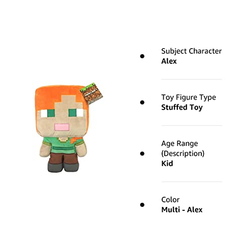 Snapklik.com : Jay Franco Mojang Minecraft Plush Stuffed Alex Pillow ...