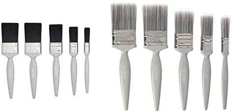 Essen 5PK Gloss Paint Brush Set & Essentials Walls & Ceilings Paint ...