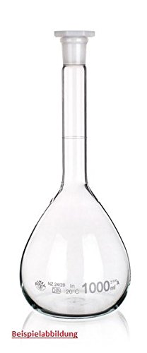 Messkolben 1000 ml NS 24/29 mit PE-Stopfen : Amazon.de: Gewerbe ...