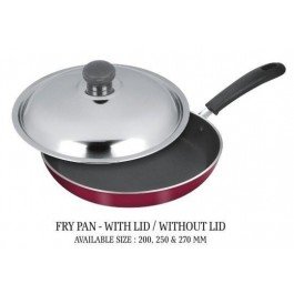 Varun Avoin Non-Stick Fry Pan with Lid : Amazon.in: Home & Kitchen