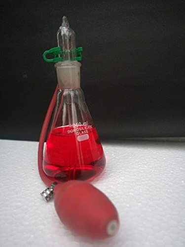 BOROSILICATE GLASS CHROMATOGRAPHY SPRAYER WITH RUBBER BELLOW. ONE UNIT ...