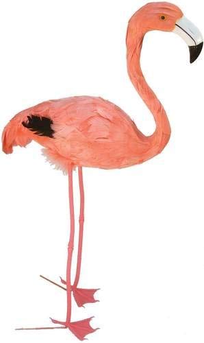 Buy 22" Artificial Feathered Pink Flamingo with Head Up Online at ...