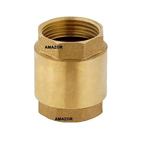 AMAZOR Brass Non Return 3/4 Inch Heavy Quality Valve (Yellow) : Amazon ...