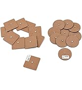 IVEI DIY MDF Wood Sheet Craft Magnet - Plain MDF Fridge Magnet Blanks ...