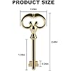 Roll top Desk Lock Key KY-8 (D-1902) Antique Table Key Master Key Brass ...