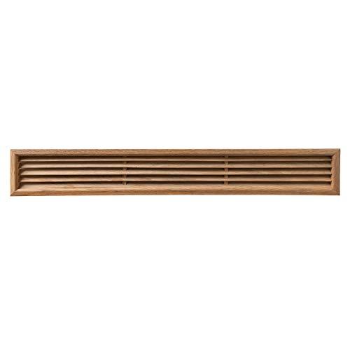 Ventilation LGZS80550Q Rectangular Ventilation Grille Oak Wood Recessed ...