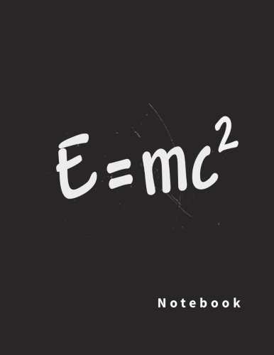 E=mc2: Lined notebook: Books, Science and Math: 9781542931694: Amazon ...