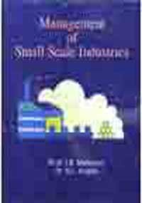 Buy Management of Small Scale Industries Book Online at Low Prices in ...
