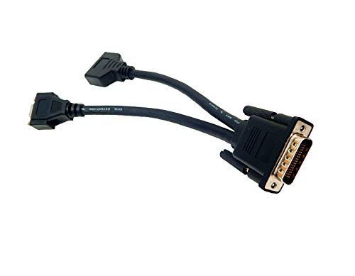 Voltage 9in Black DMS-59-M to DVI-VGA-F Splitter Cable E87647-DG ...