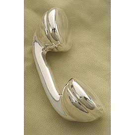 Amazon.com : Telephone Sterling Silver Rattle : Baby Rattles : Baby