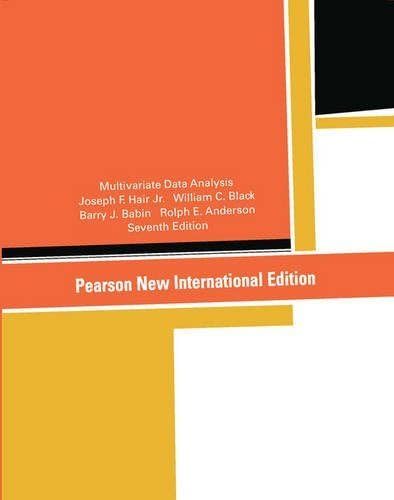 Multivariate Data Analysis: Pearson New International Edition - Hair ...