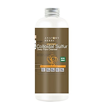 Amazon.com: Colloidal Sulfur Acne Cleanser (Clear Skin, Reduce ...