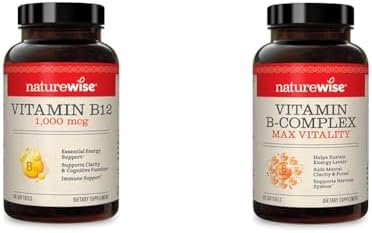 Amazon.com: NatureWise Vitamin B12 1,000 mcg and Vitamin B Complex for ...