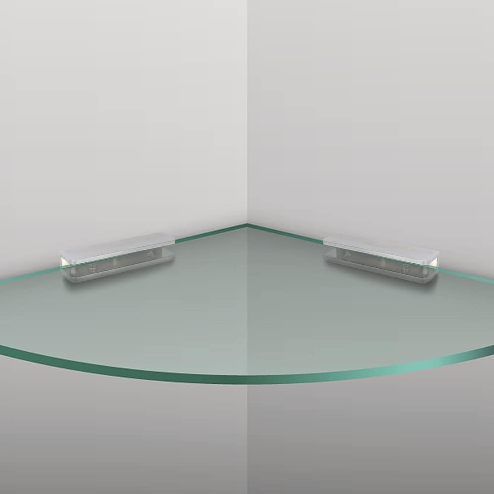 Snapklik.com : LukLoy Solid Brass Glass Shelf Bracket